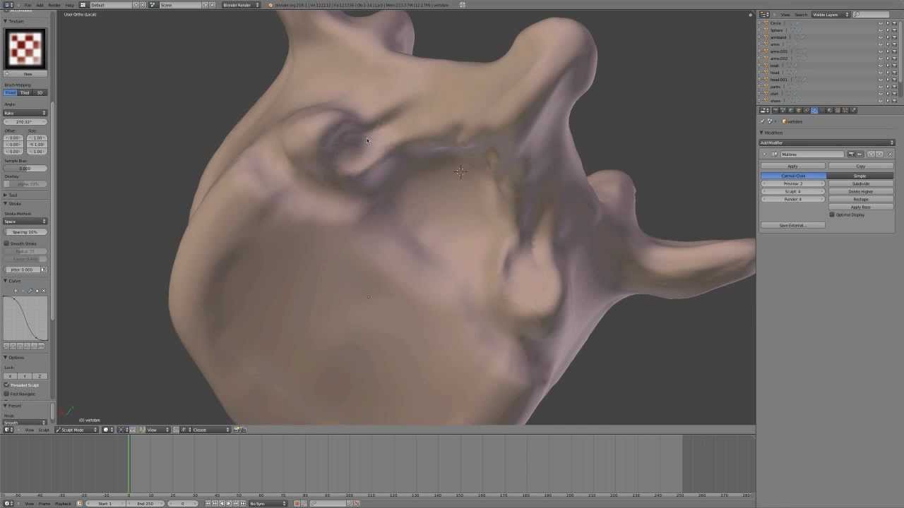 Training Series: Lowpoly Character Creation - Sculpting Timelapse