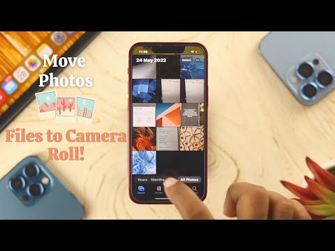 How To- Move Photos From Files To Gallery iPhone!