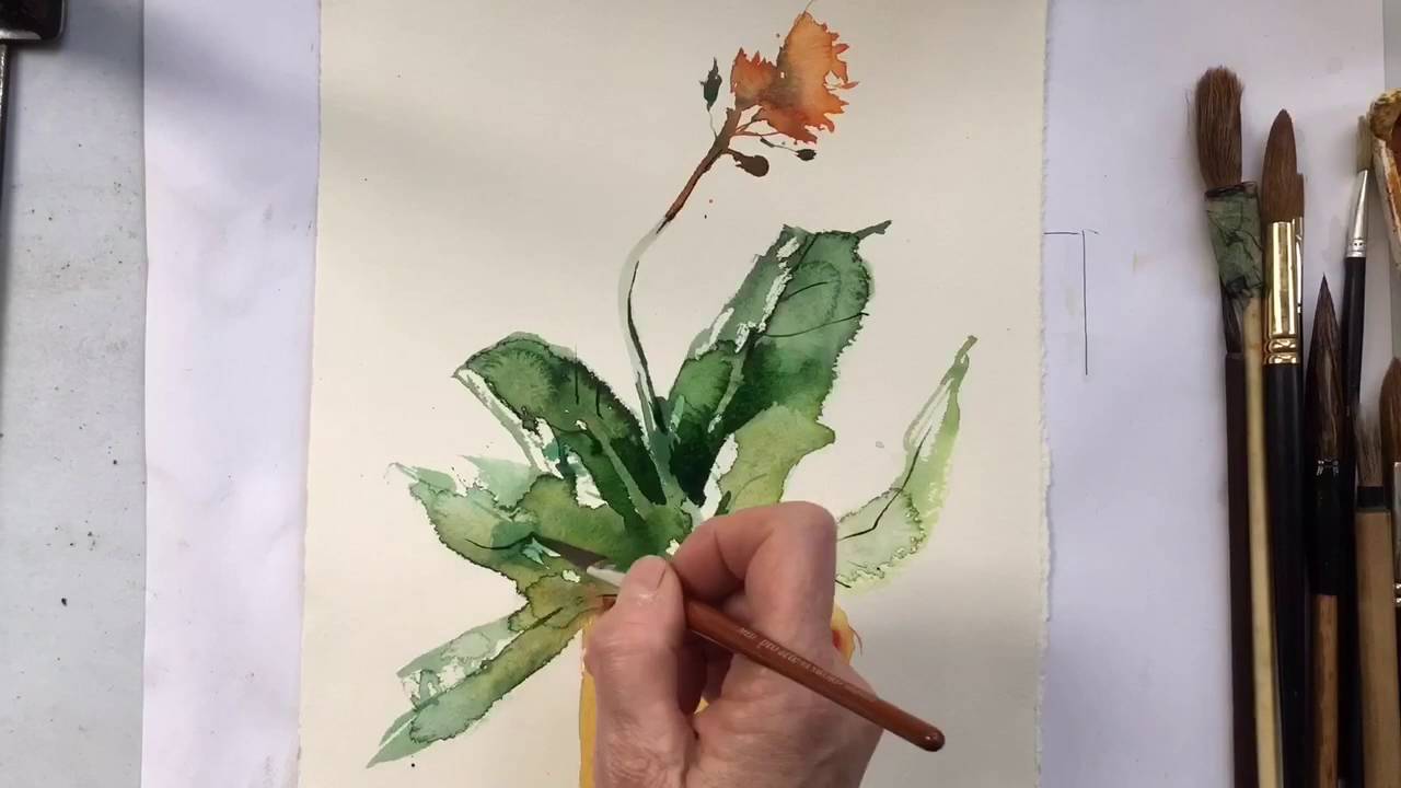 #5minutewatercolour. Fox &a Cubs
