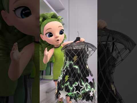 Jade’s Little Sister Finds the Perfect Dress 💚⚡| Rainbow High #shorts