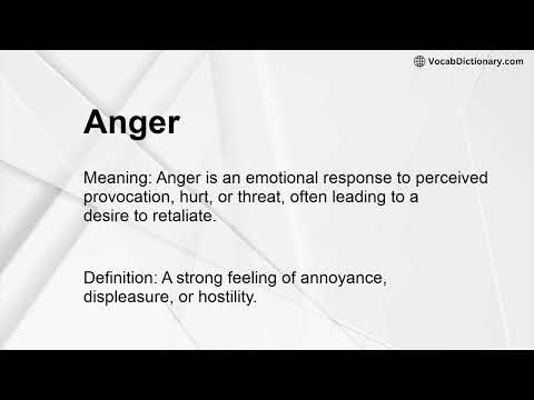 Anger Meaning