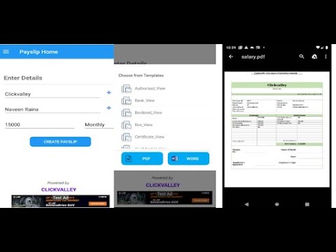 Pay slip for startups
