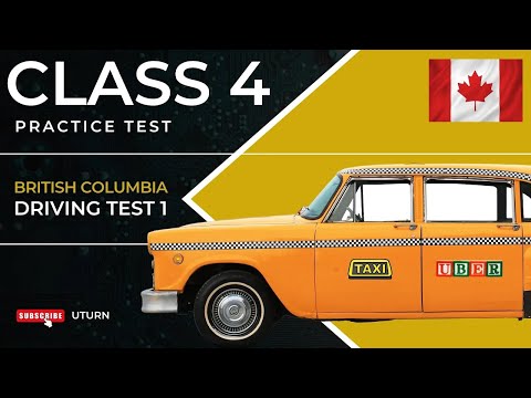 Class 4 Knowledge Test-1 | British Columbia Driving Practice Questions, 2024
