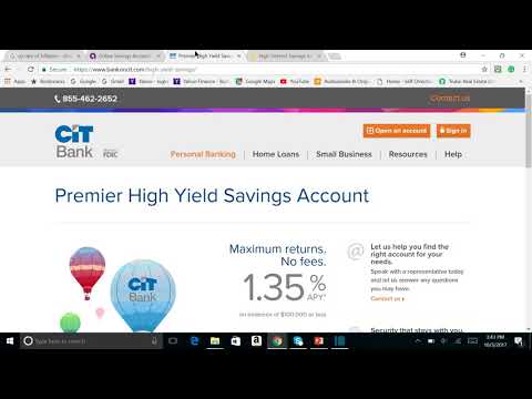 Ally Bank vs CIT Bank vs Synchrony Bank Savings account comparison