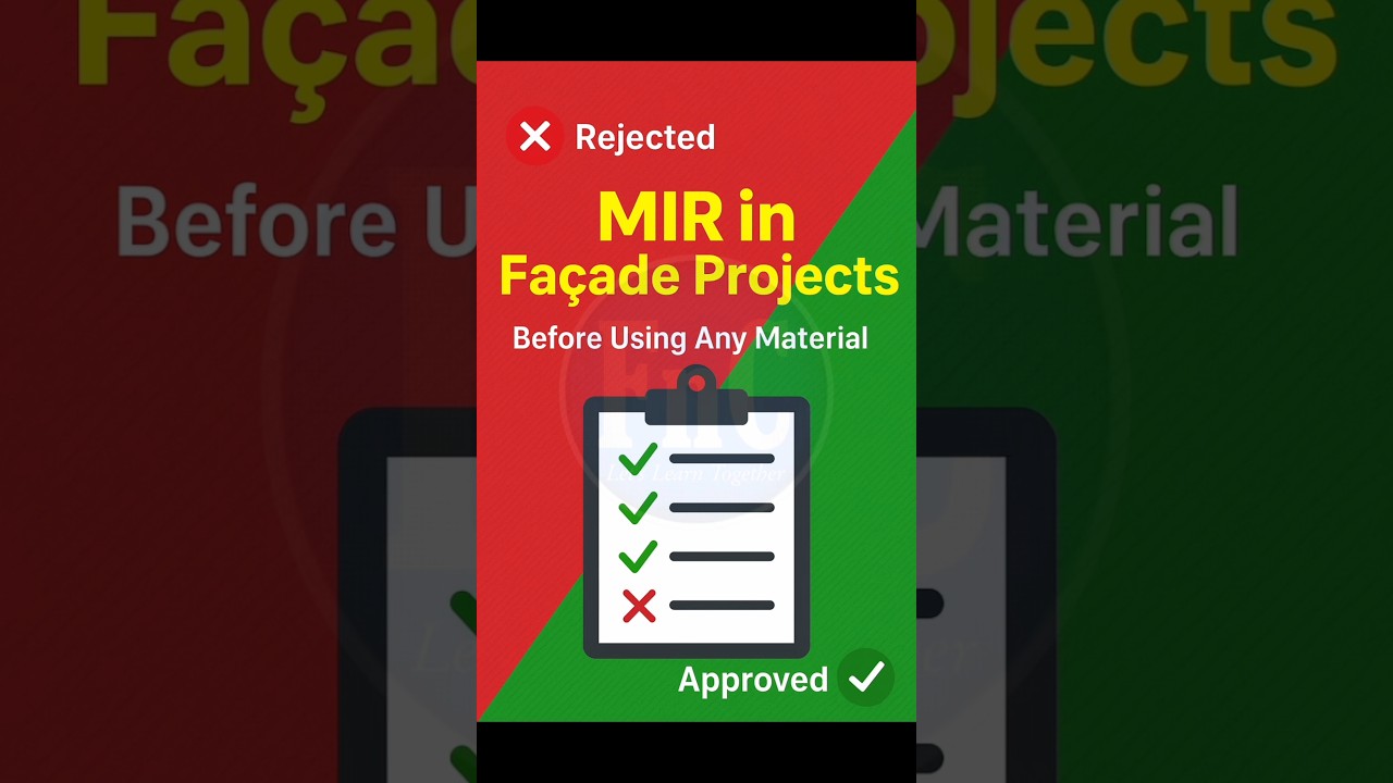 MIR (Material Inspection Request) in Facade | Facade Gyaan Part-44 #facade #mir #inspection #glass
