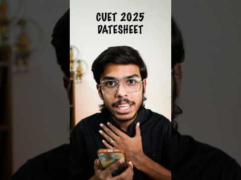 CUET Datesheet and Admit Card #cuet #nta #cuet2025