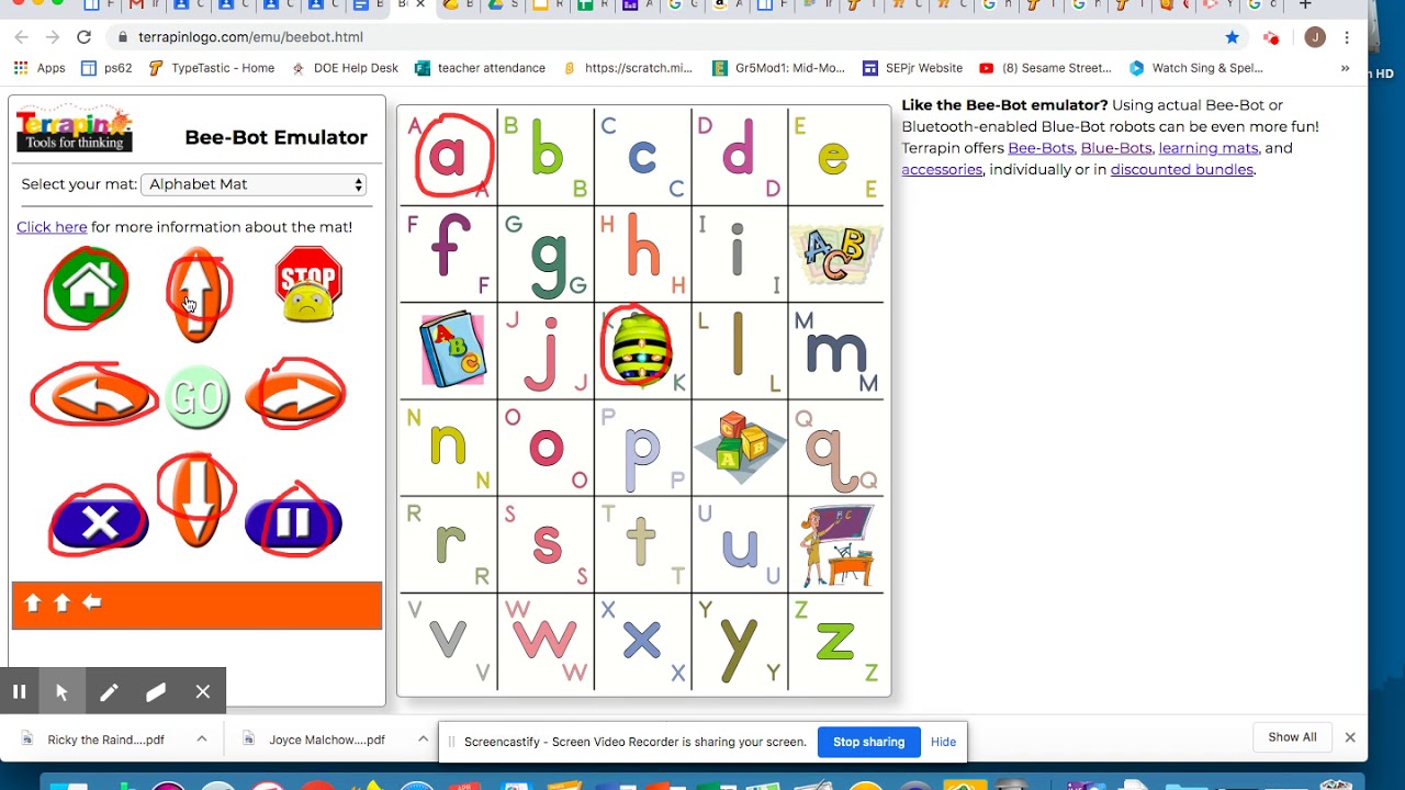 How to use the Bee Bot Emulator