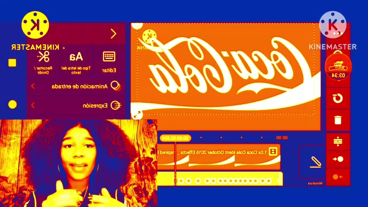 Coca Cola Ident 2016 Logo Remake Speedrun Be Like (KineMaster) in Robot Flip