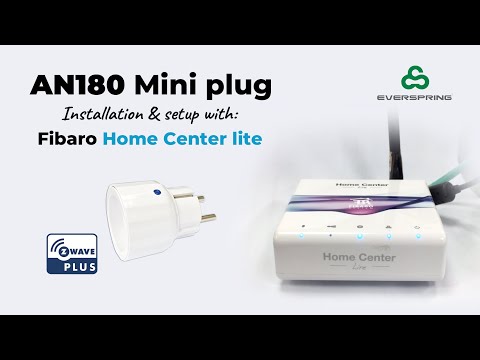 Z-Wave - AN180 Mini plug & Fibaro Home center lite