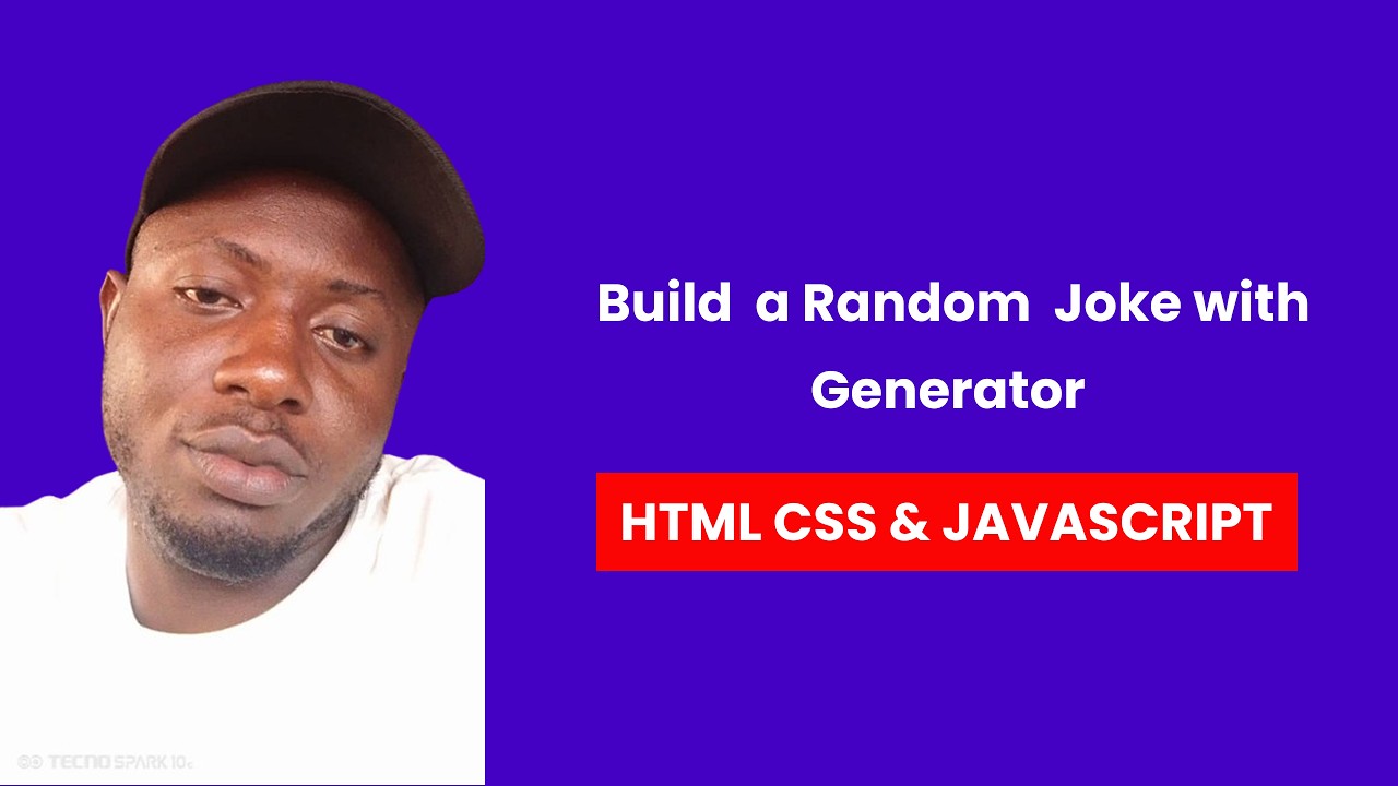 Random Joke Generator using HTML, CSS, and JavaScript from scratch.
