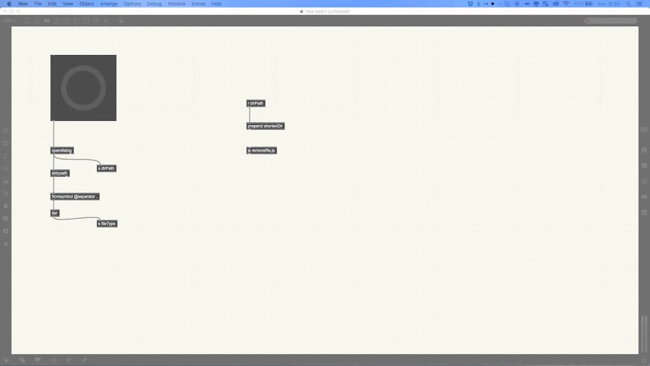 MAX MSP: JAVASCRIPT IMAGE SEQUENCE PLAYER Pt 1