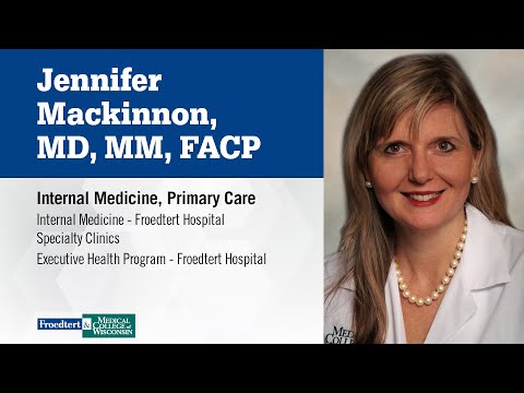 Dr. Jennifer Mackinnon, internal medicine physician