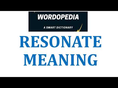 RESONATE MEANING
