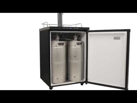 Full Size Triple Tap Kegerator with Digital Display- KC3000TRIP