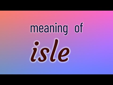 Isle - 8 English Vocabulary Flashcards