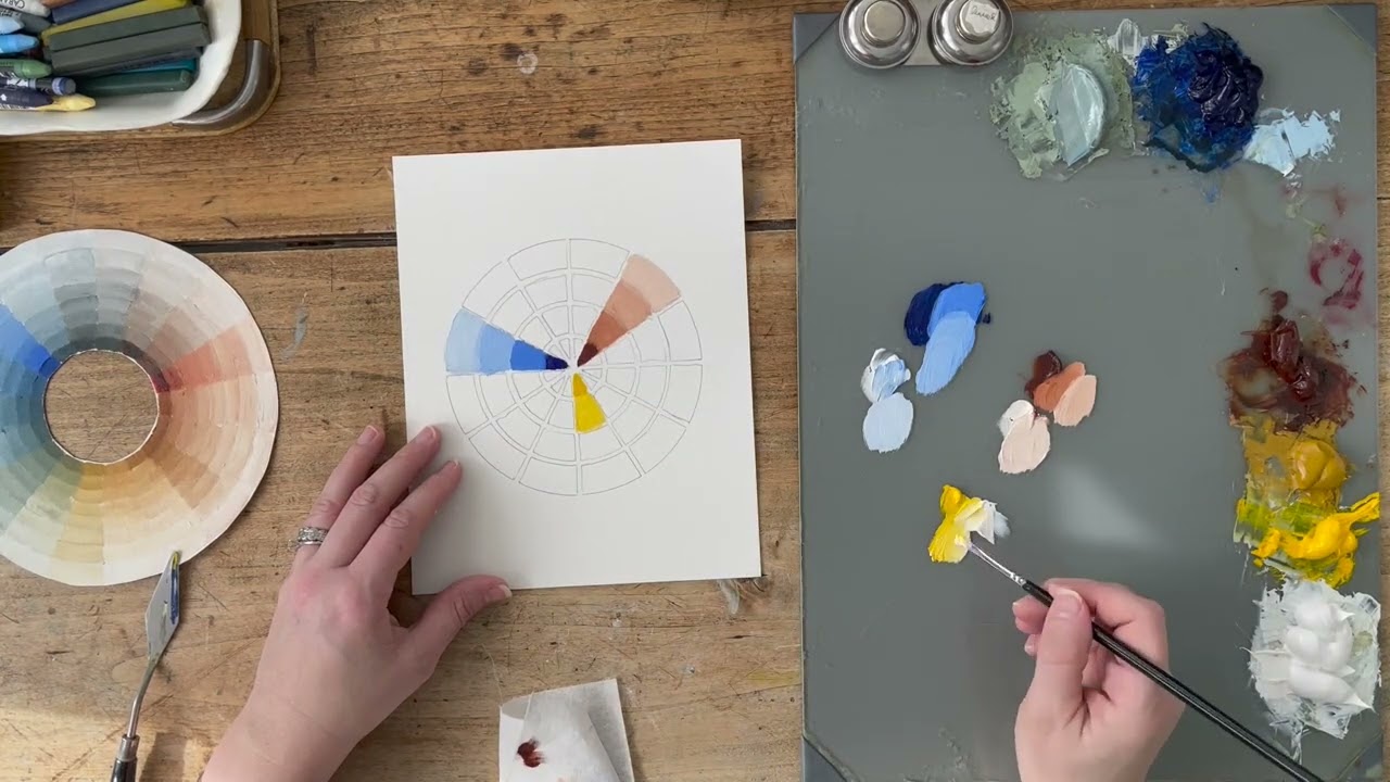 Creating a Color Wheel Using Oils with Marian Parsons