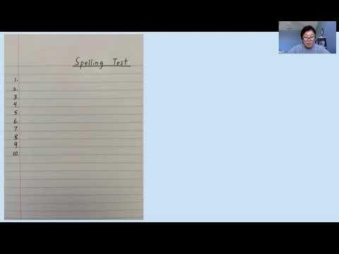 Spelling Test (Words that end with -ly and -y)