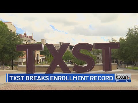 Texas State University enrolls over 40,000 students for 1st time in its 125-year history