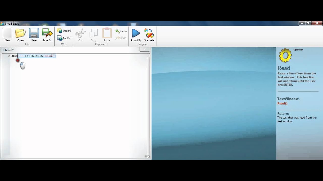 SmallBasic - Tutorial 2