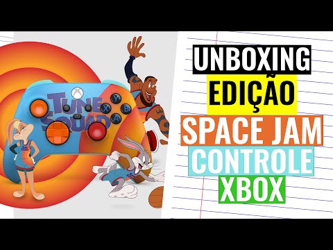 Unboxing Edição Space Jam – A New Legacy do Controle Sem Fio Xbox ...