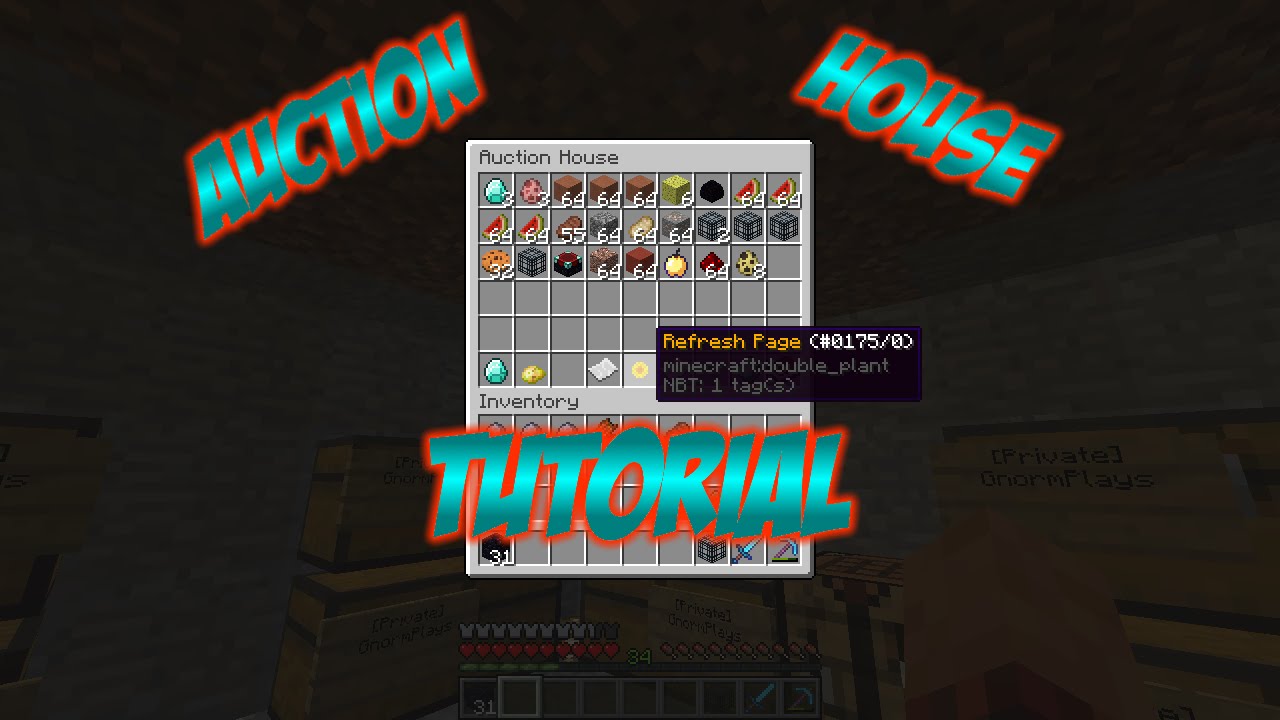 Minecraft Auction House Plugin Tutorial :: How To Use