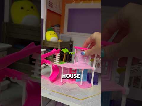 Mini Barbie Land doll house unboxing 😍 #shorts #barbie