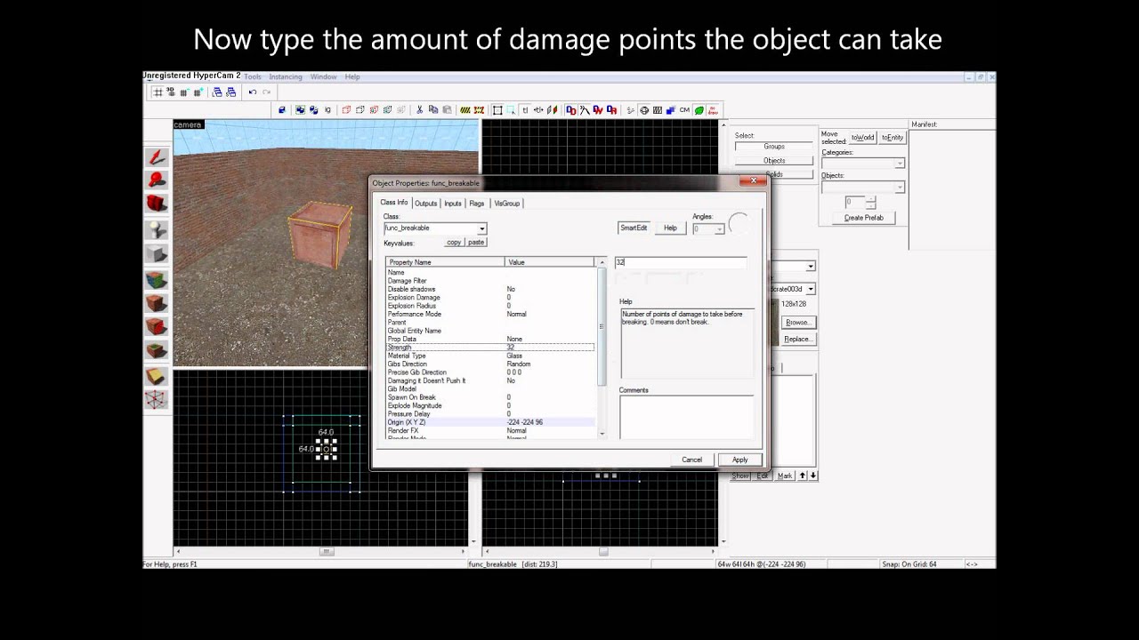 Source SDK tutorial-Breakable objects
