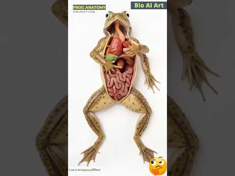 Frog Anatomy Animation | Bio AI Art | 28