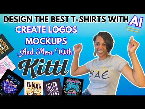 How To Use Kittl For T Shirt Graphic Designs | Learn AI to Design Your Shirts Fast & Easy