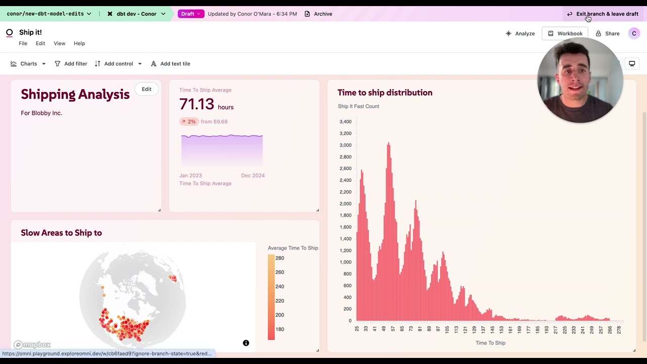 Demo: Change management, git, version control, and more in Omni