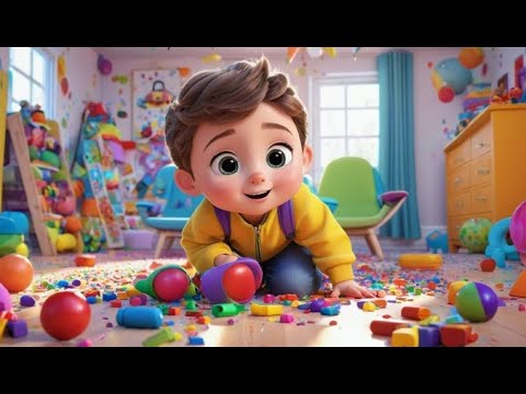 Let’s Clean Up the Mess Together | Tidy-Up Rhyme for Toddlers | Fun Cleaning Song for Kids