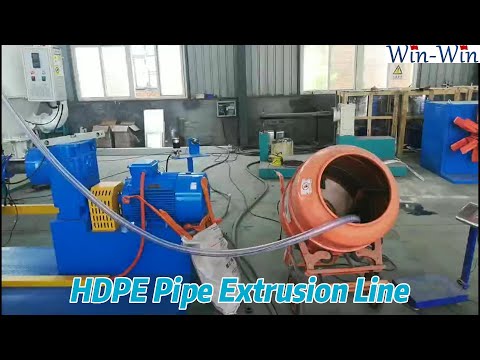 Automatic PE / PP / HDPE Pipe Extrusion Line Multi Layers 350kg/H