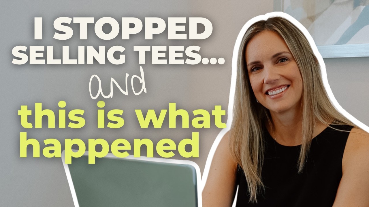 Why I Quit Selling T-Shirts on Etsy (And What I Sell Instead)