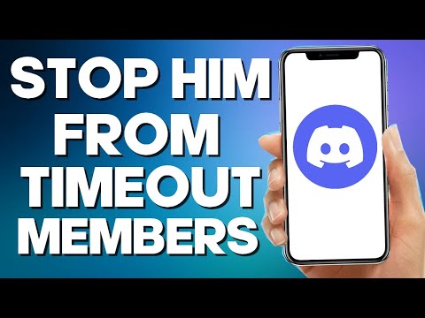 How to Stop a Role from Timeout members on DIscord Mobile