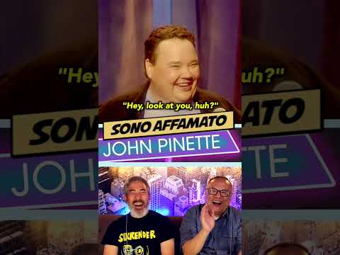 🤣JOHN PINETTE 🍕 SONO AFFAMATO 🇮🇹#italy #reaction #comedy #funny #food #hilarious #clean #travel