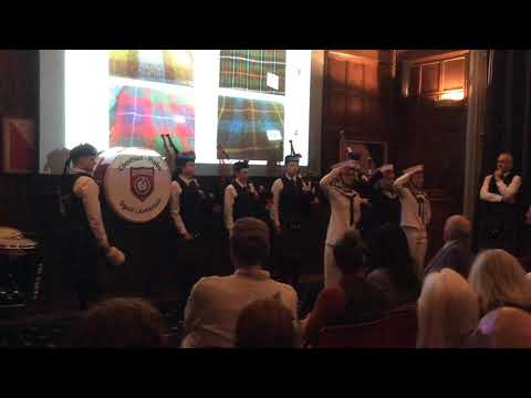 Sgoil Lionacliet Pipe Band in New York 2018 @ Explorer’s Club, NY.