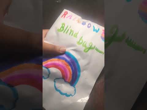 unboxing rainbow blind bag 🌈🏳️🌈 #Rainbowbindbag