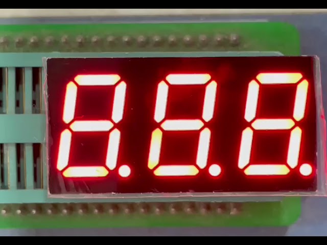 Seven Segment LED Display - Seven Segment LED Display Three Digit ...