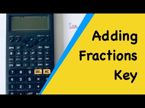 Adding Fractions. How To Add Fraction Using The Fraction Key On A Casio Classwiz fx-85GTX Calculator