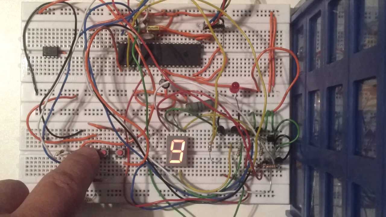 Adjustable countdown timer using PIC 16F877