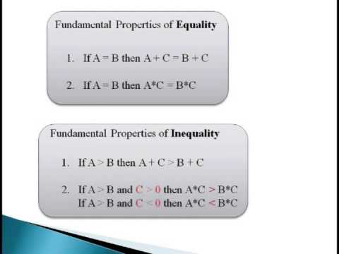 Inequalities - Introduction to solving linear inequalities