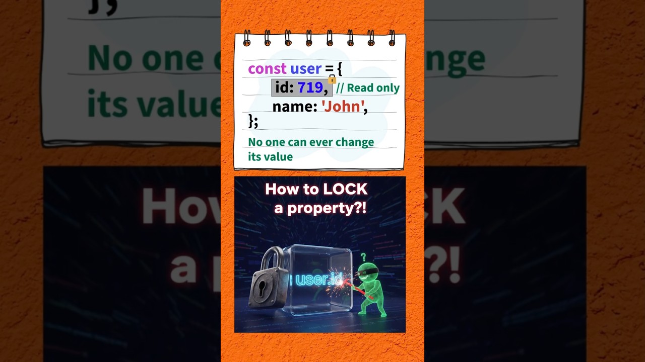 🛡️Make Your JS Objects Indestructible! - Object.defineProperty