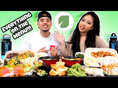 FULL MENU JAPANESE FOOD MUKBANG! SUSHI + RAMEN | SANSAI JAPANESE GRILL BURBANK