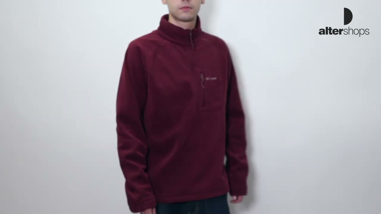 Columbia FAST TREK™ III HALF ZIP FLEECE Μπορντώ XM6410