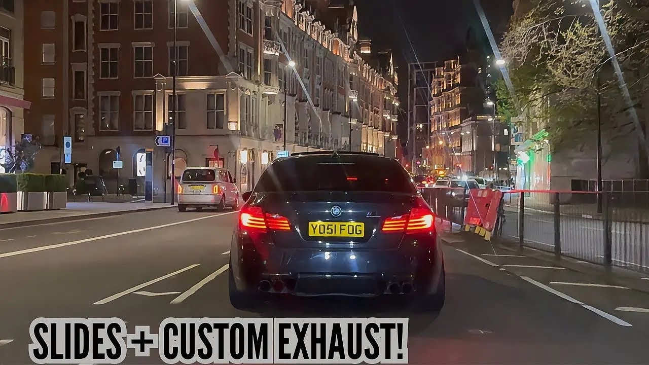 700BHP BMW F10 M5 COMPETITION CRAZY DRIVE IN London! *LOUD ACCELERATIONS, CRACKLES & REACTIONS!