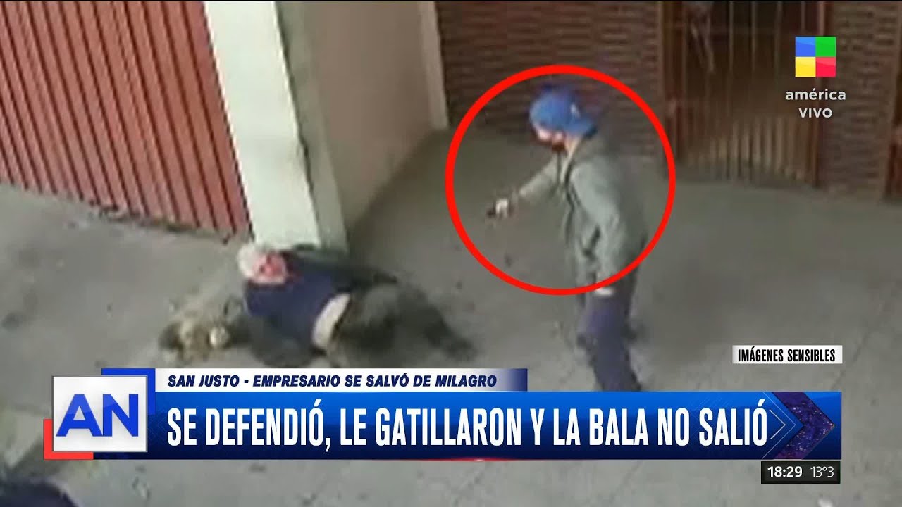 Se defendió, le gatillaron y la bala no salió: quisieron robarle y está vivo de milagro