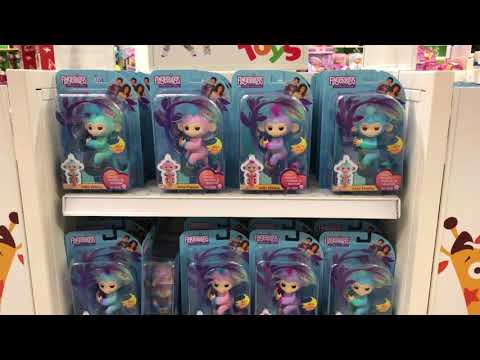 Fingerlings Display I Did at Toys R Us