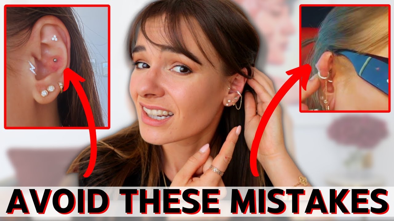 Why I regret getting my curated ear piercings and took them out *conch, flat and helix*