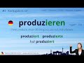 Konjugation "produzieren" - Alle Formen des Verbs, Beispiele, Regeln ...