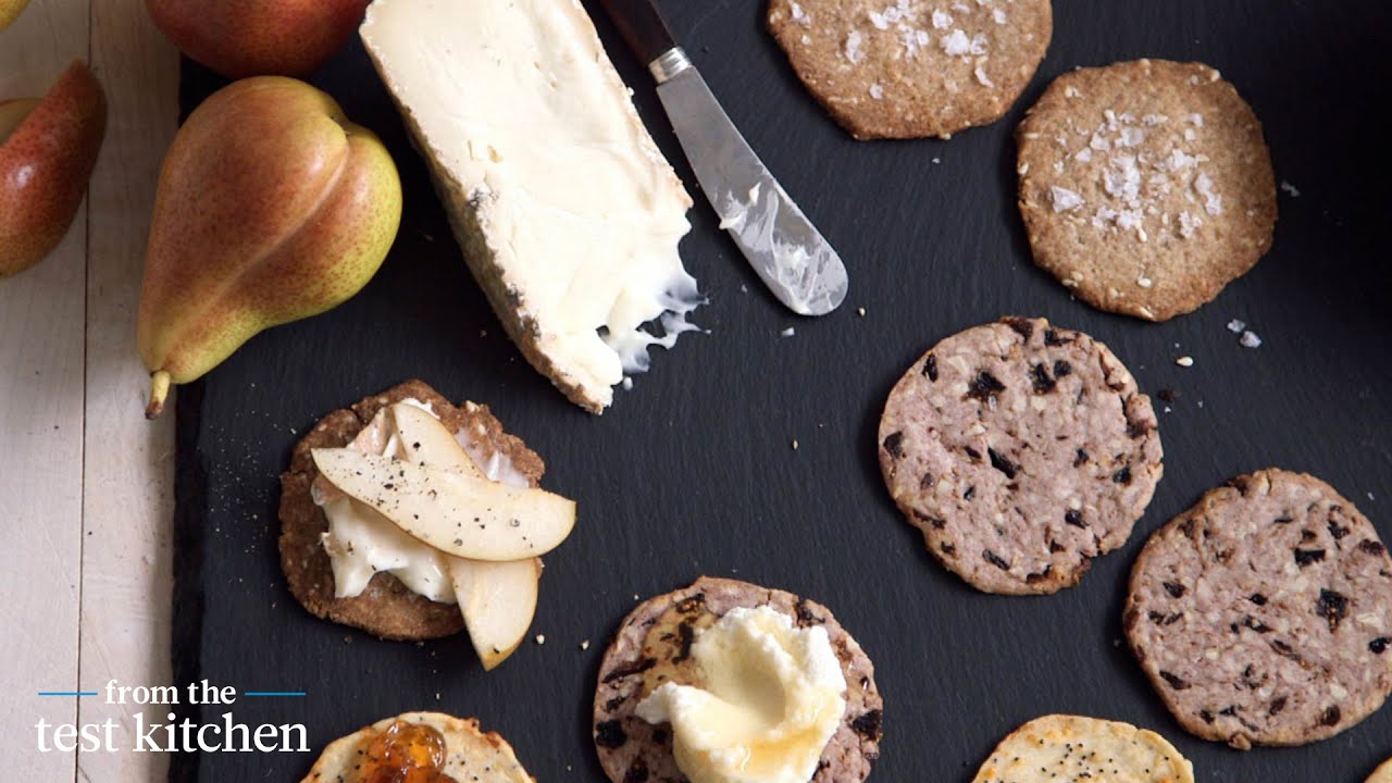 Make-Ahead Cheddar-and-Gruyere Crackers - From the Test Kitchen